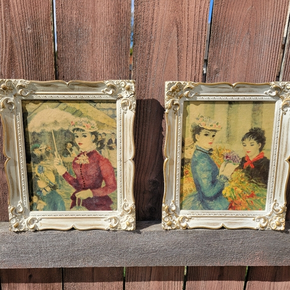 Vintage | Art | Cherry Jeffe Huldah Art Vintage Framed Prints Victorian ...